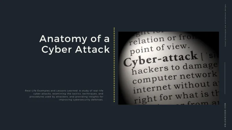 Anatomy of a Cyber Attack: Real-Life Examples and Lessons • OnloadCode